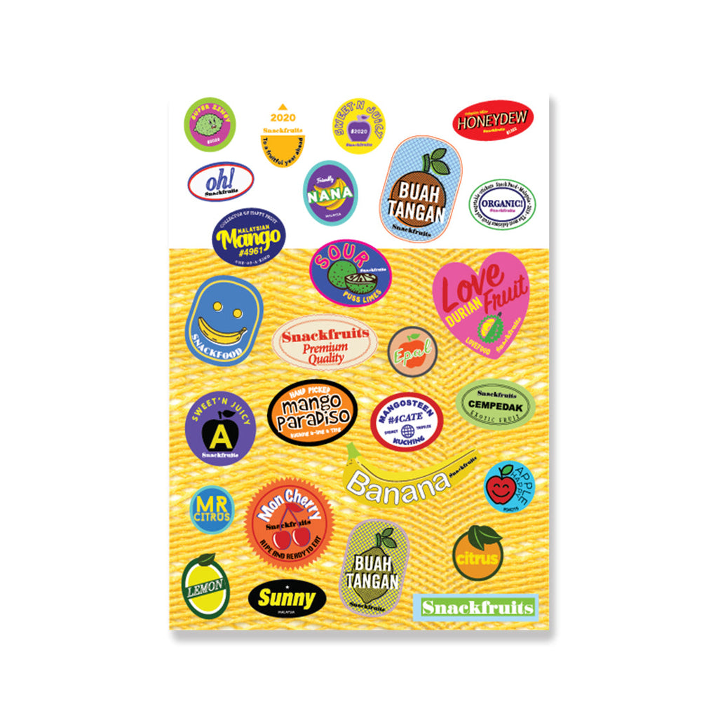 Stickers "Buah Tangan" – Snackfood Design